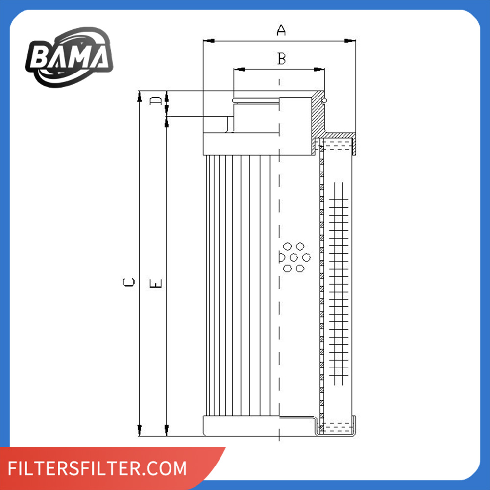 Replacement PARKER Hydraulic return line filter G04252 - Buy Hydraulic ...
